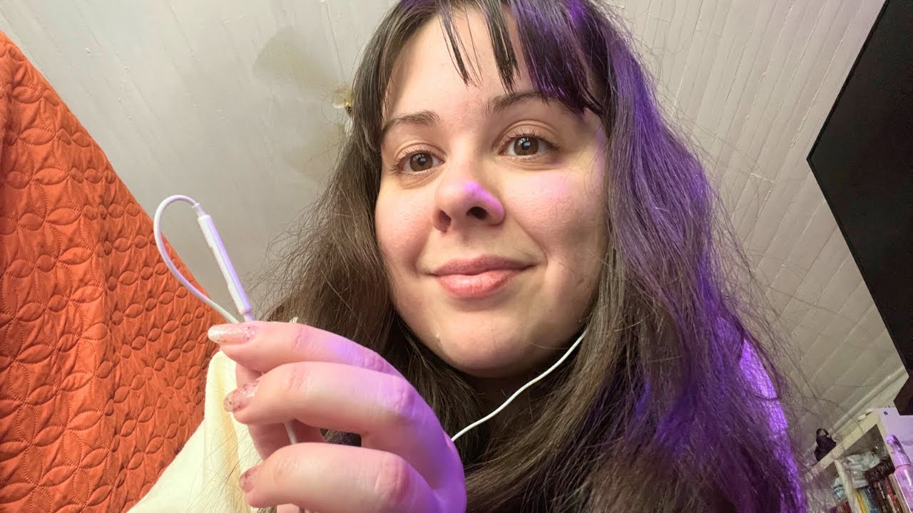 😴 QUICK 4 MINS OF RAMBLING - WET & DRY MOUTH SOUNDS - EARBUD MIC ...