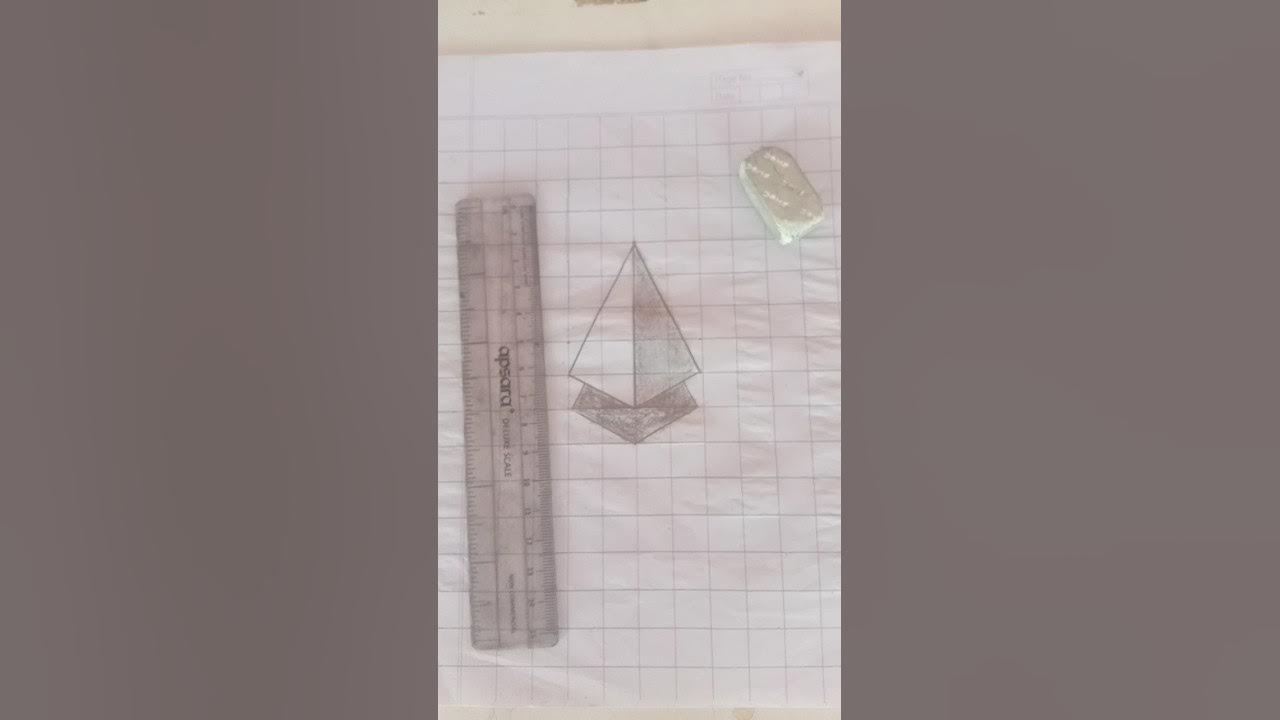 3D triangle drawing tutorial#viraldrawing#shorts - YouTube