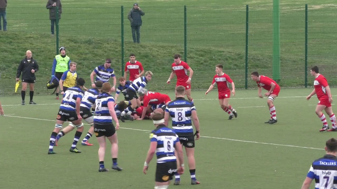 Bath Rugby U18's Try vs Gloucester Rugby U18s - YouTube