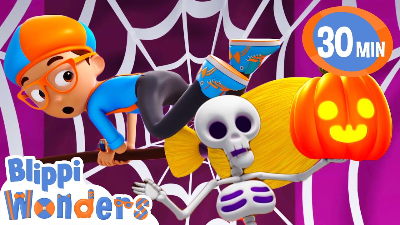 Blippi's Lost in a Haunted House! | Blippi Wonders | Halloween Special ...