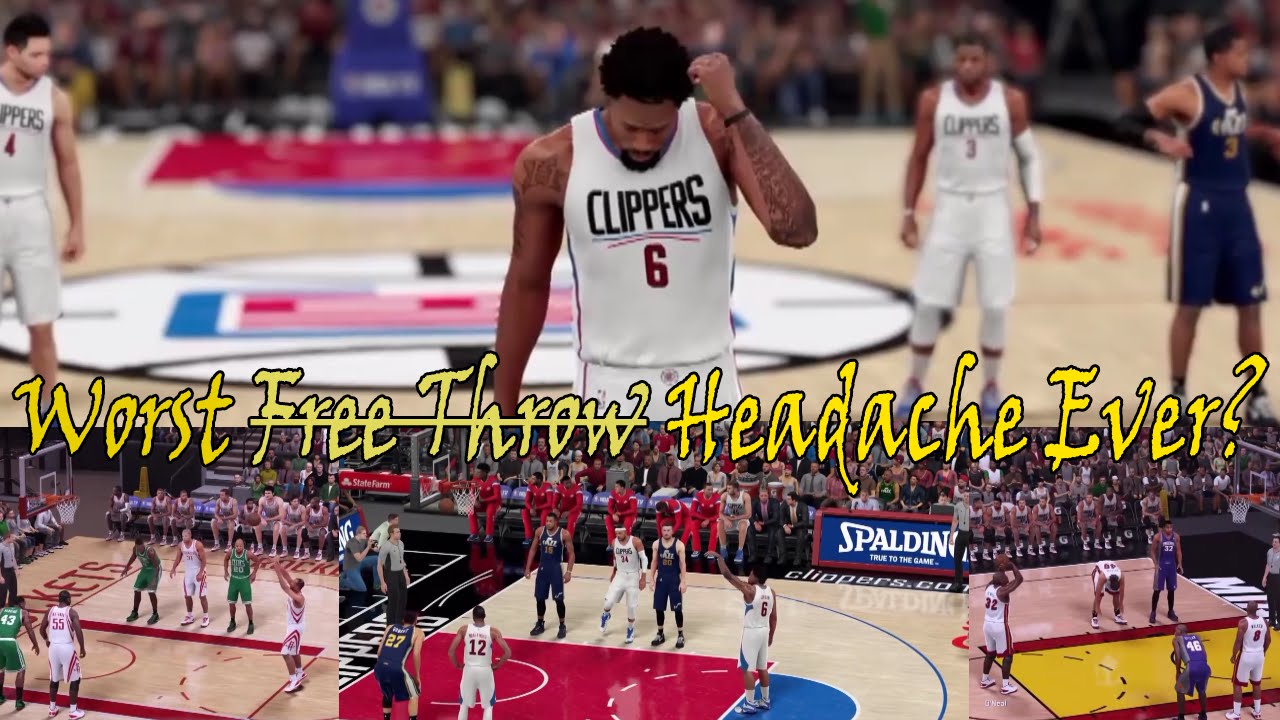 Worst Free Throw Contest Ever: Shaq, Jordan, Hayes, Wallace, Drummond ...