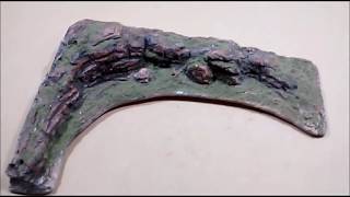 como hacer partes rocosas para maquetas con yeso | Doovi