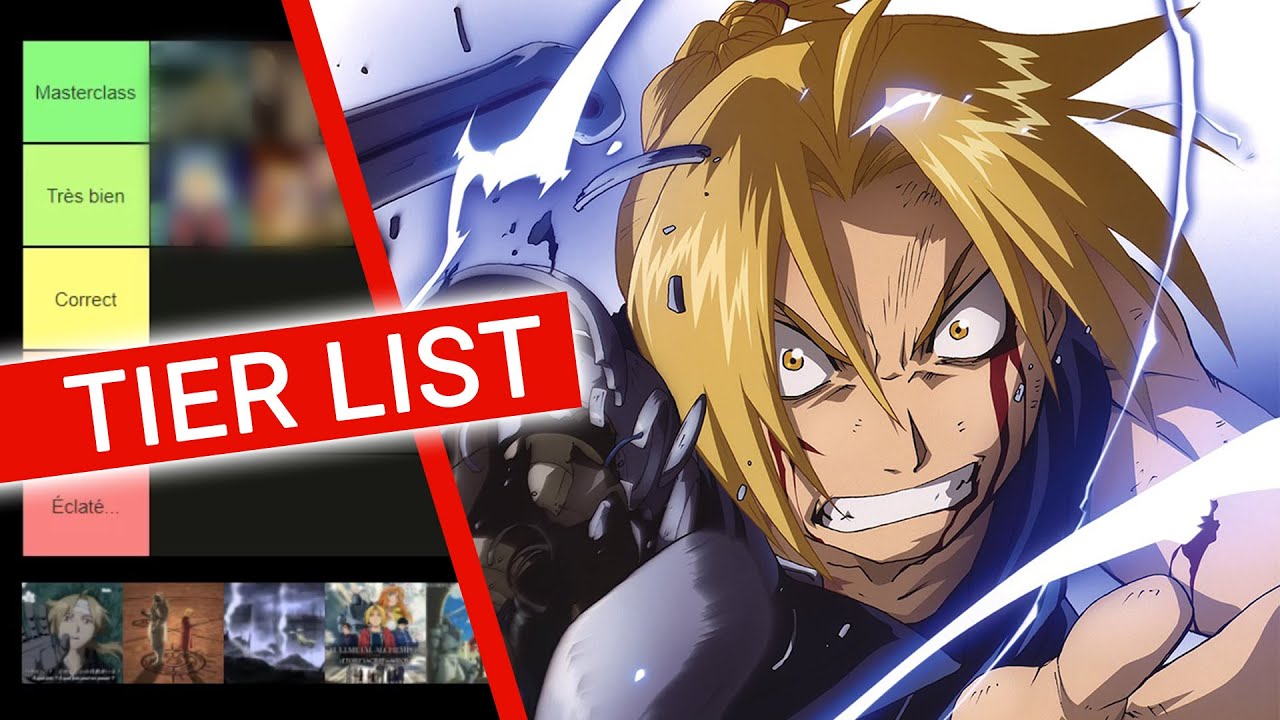 La TIER-LIST des OPENINGS de FMA ! (Fullmetal Alchemist) - YouTube