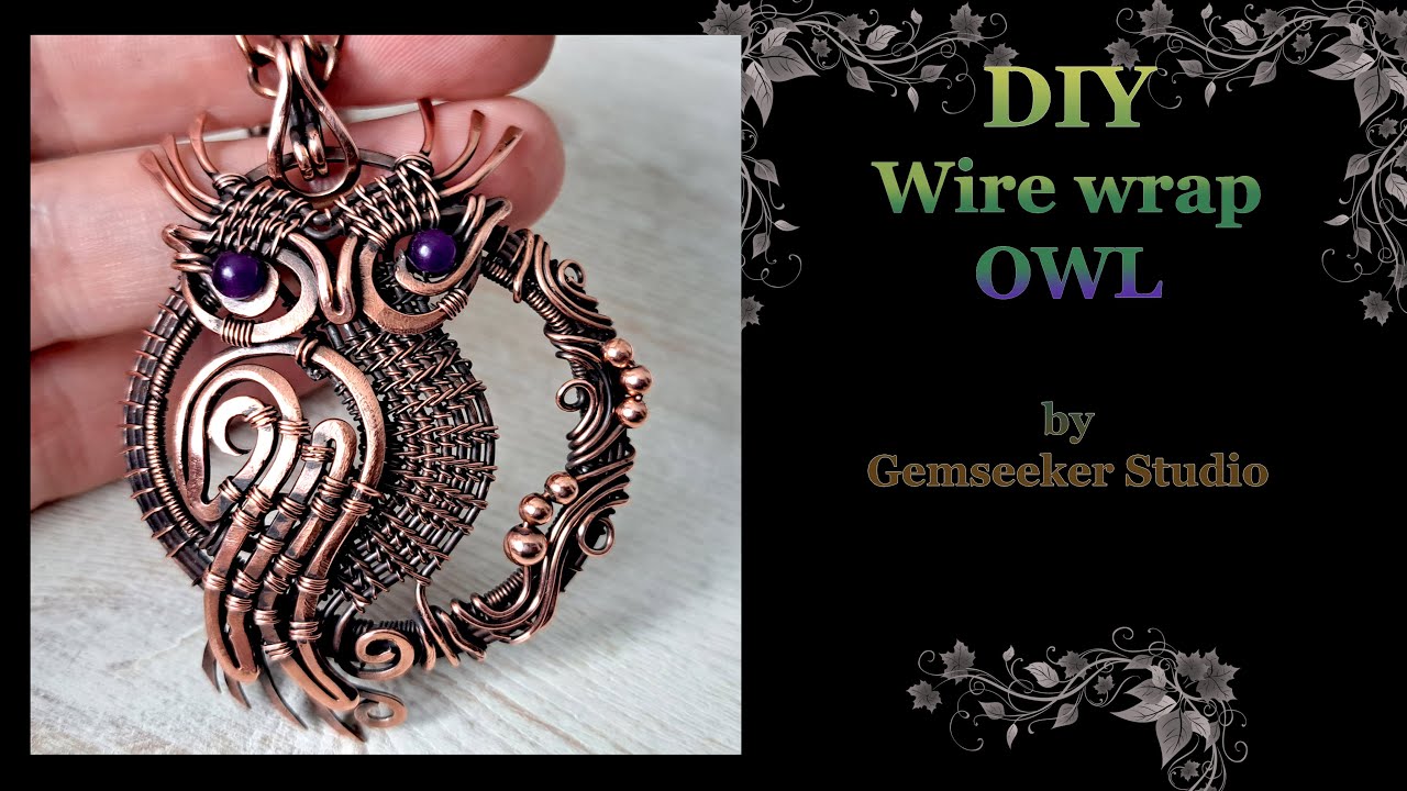 Transform Wire into Art: Learn how to make a Unique Owl Pendant ...