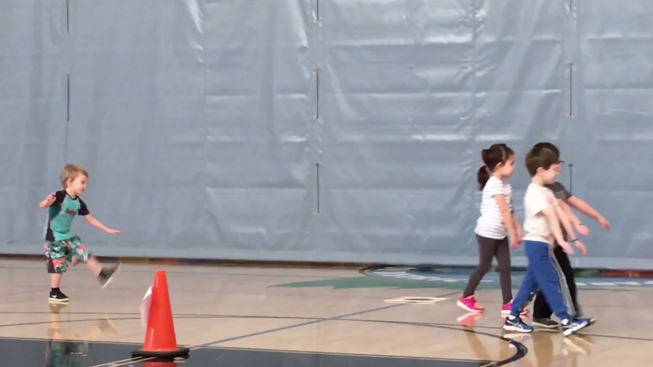 Zombie walk during t-ball warm ups - YouTube