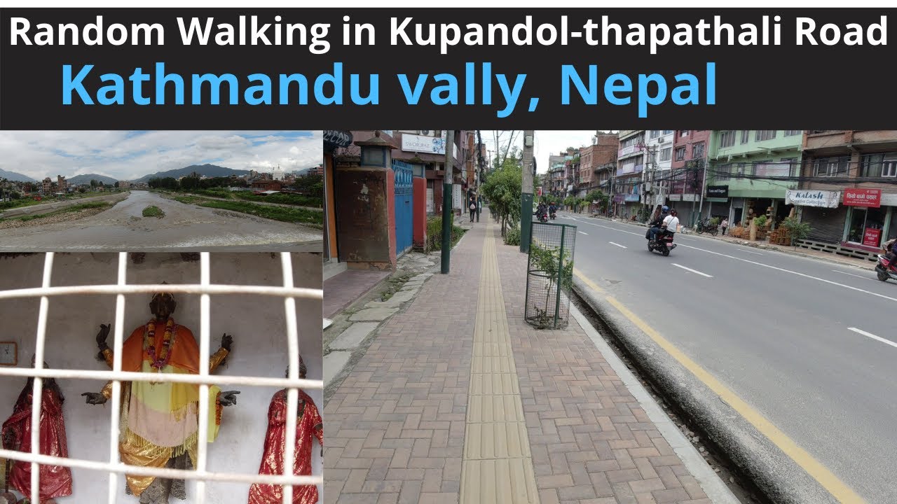 Walking In kupandol thapathali Road, Nepal - YouTube
