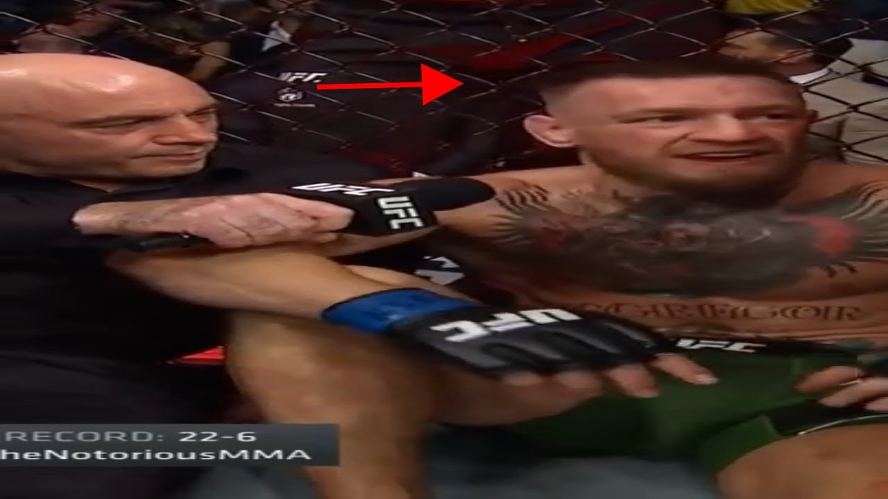 Conor McGregor octagon interview with Joe Rogan UFC 264 - YouTube