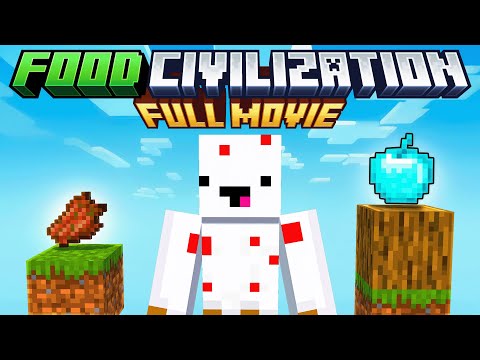 Minecraft But I Survive In FOOD CIVILIZATION [FULL MOVIE]