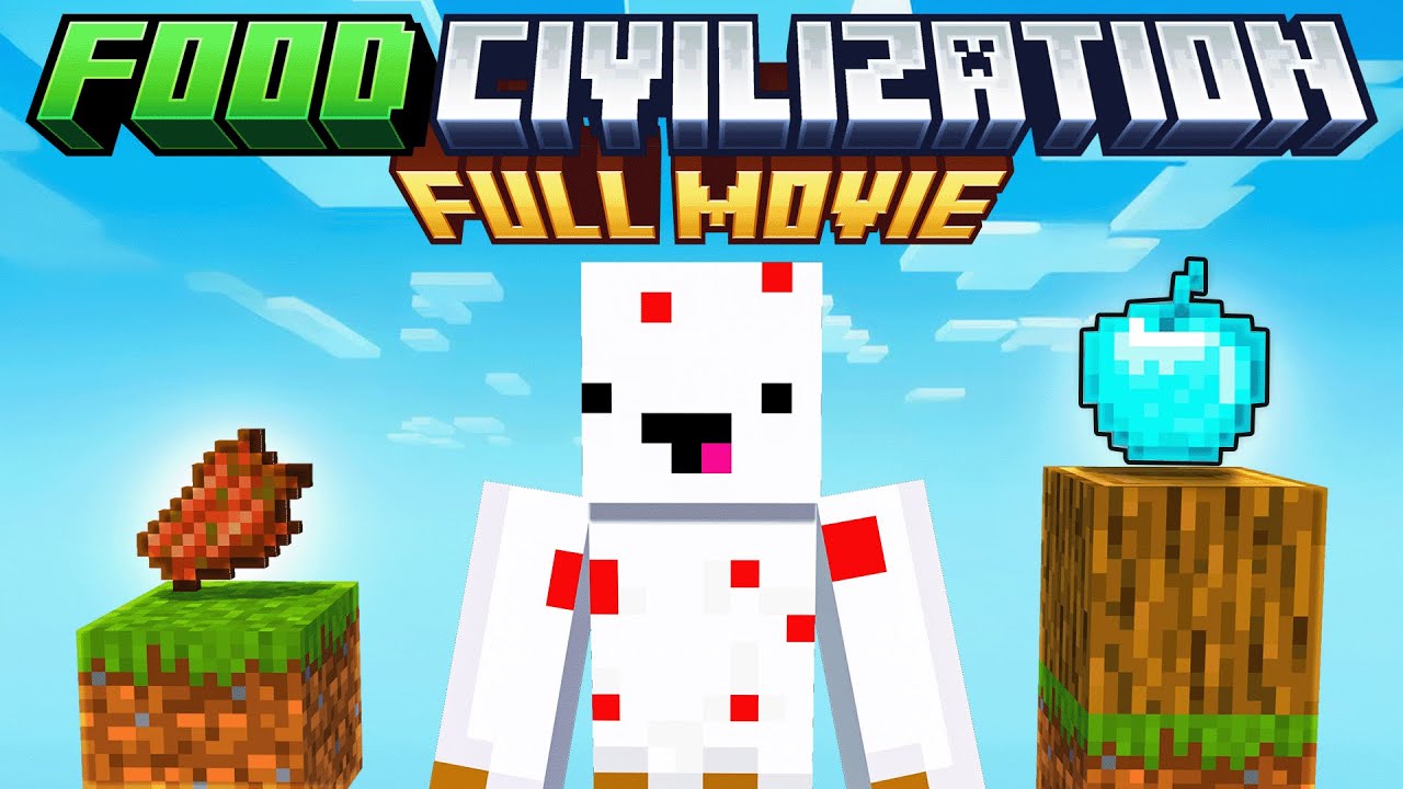 Minecraft But I Survive In FOOD CIVILIZATION [FULL MOVIE] - YouTube