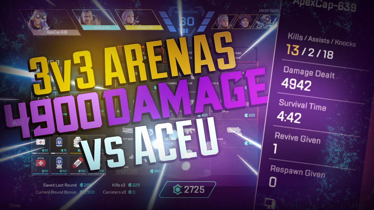3v3 ARENA vs ACEU [4900 DAMAGE IN ARENA] - YouTube