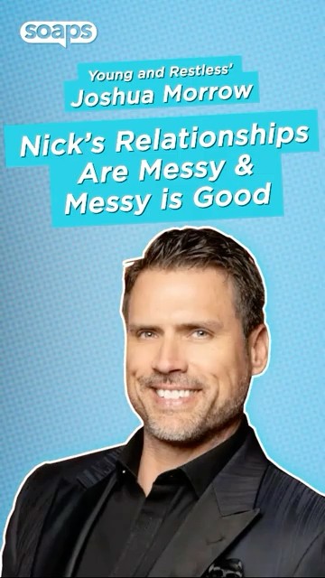 Josh Morrow talks Nick's messy relationships - YouTube