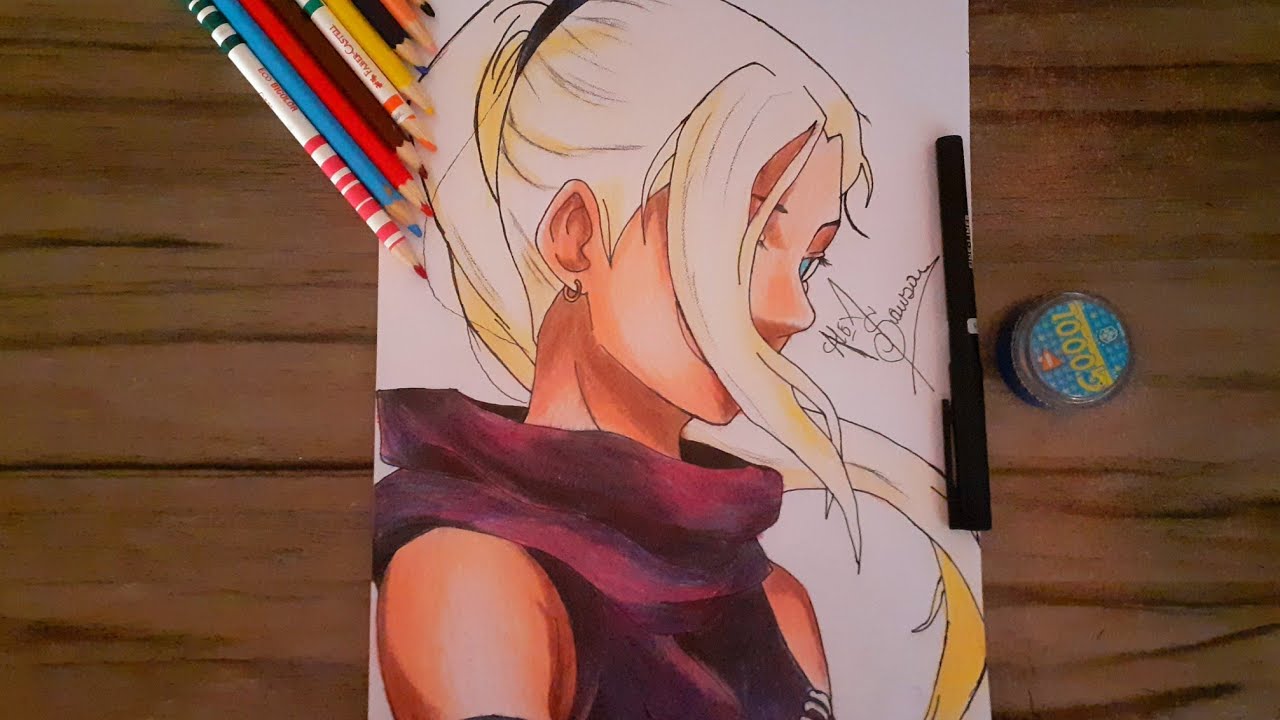 Spees Drawing "INO" (Naruto) | Alex Draw - YouTube