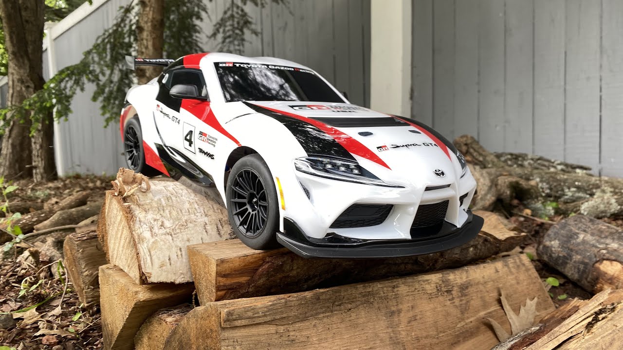 Traxxas Toyota GR Supra GT4 open box - YouTube