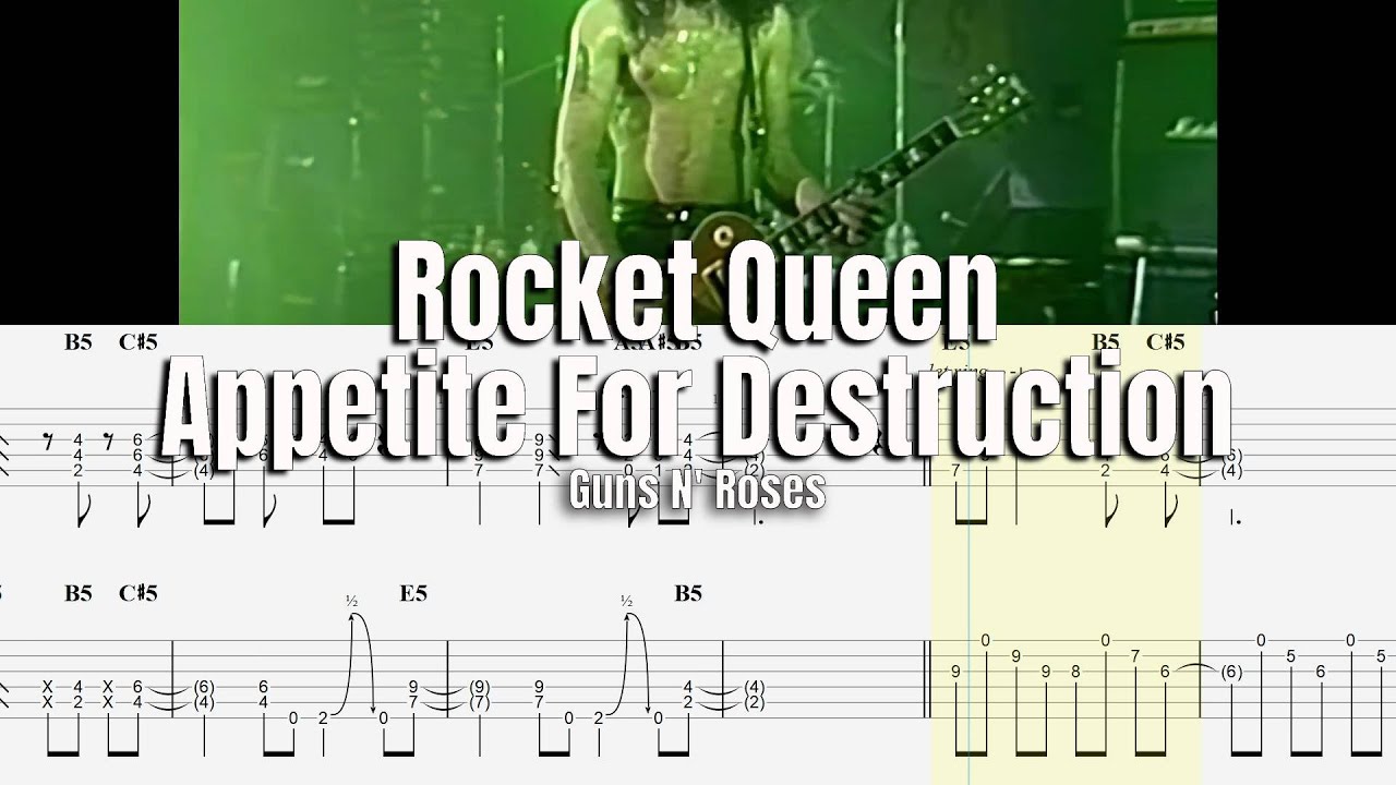 Rocket Queen | Guns N' Roses | Guitar Tab & Playalong - YouTube