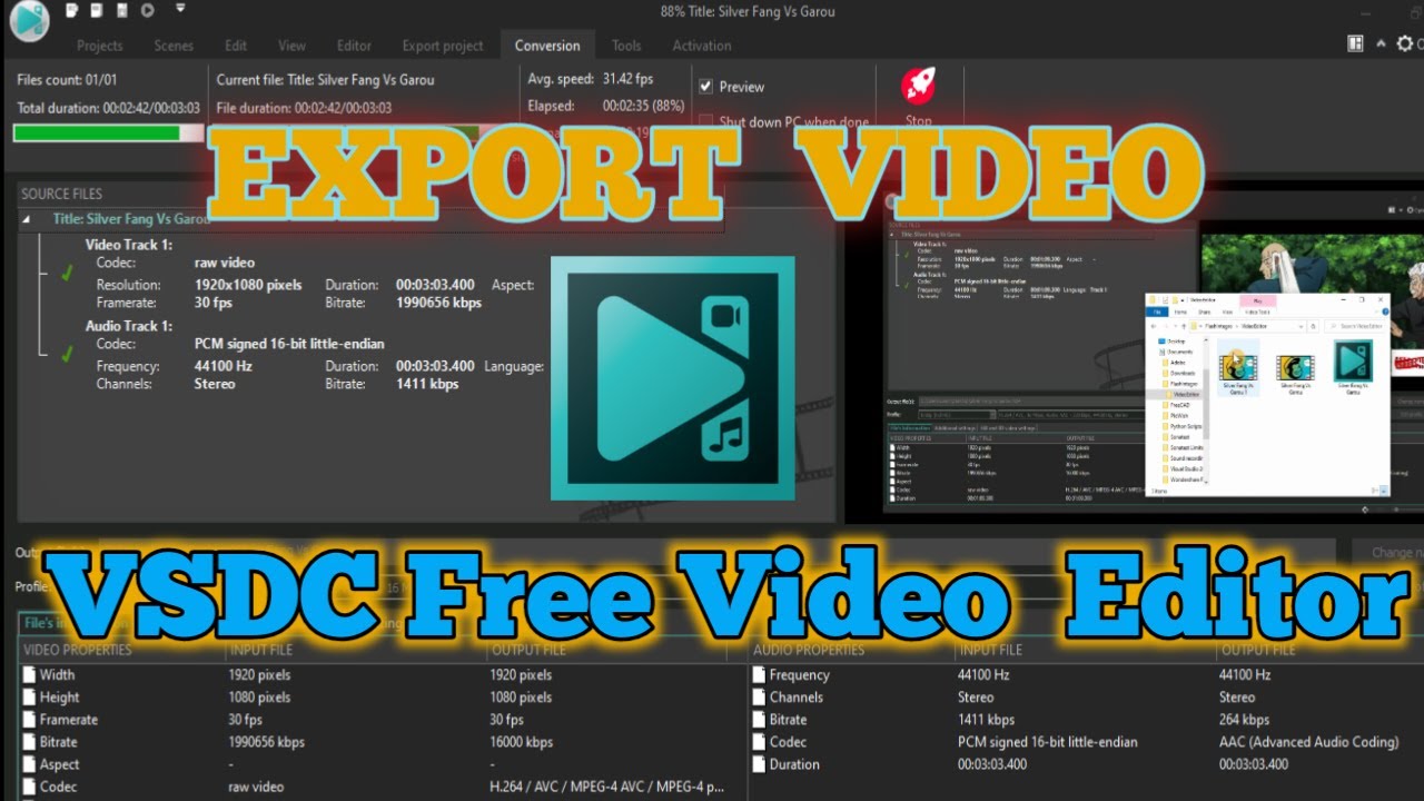 How To Export Videos from VSDC Video Editor - YouTube