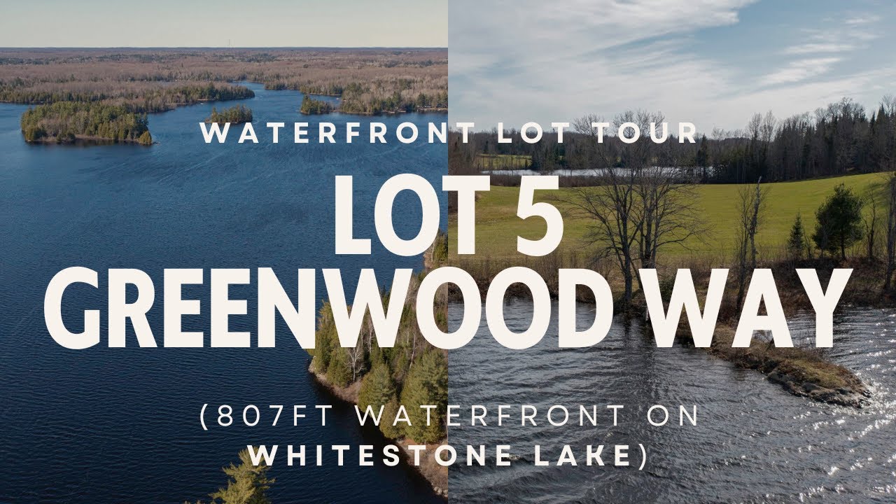 807 Feet of Shoreline! Explore This Stunning Lot on Whitestone Lake ...