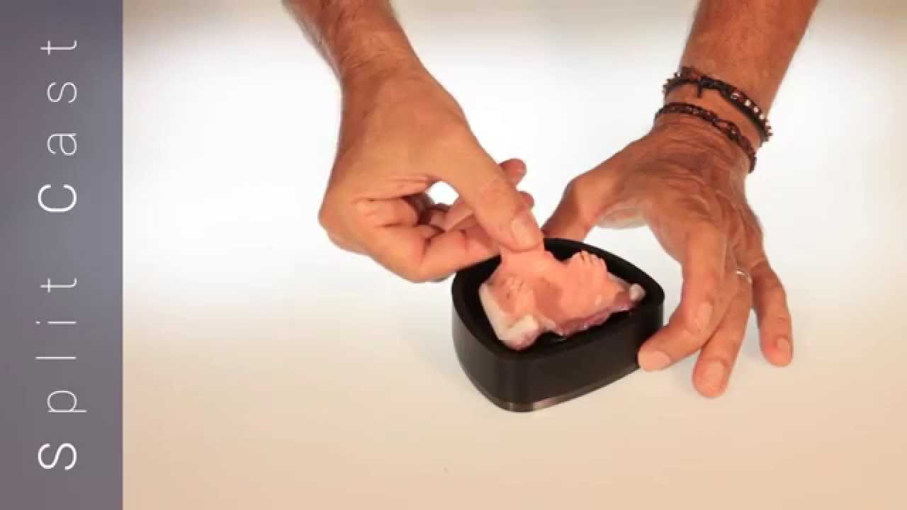 SPLIT CAST | Realizzazione modello in gesso per protesi mobile - YouTube