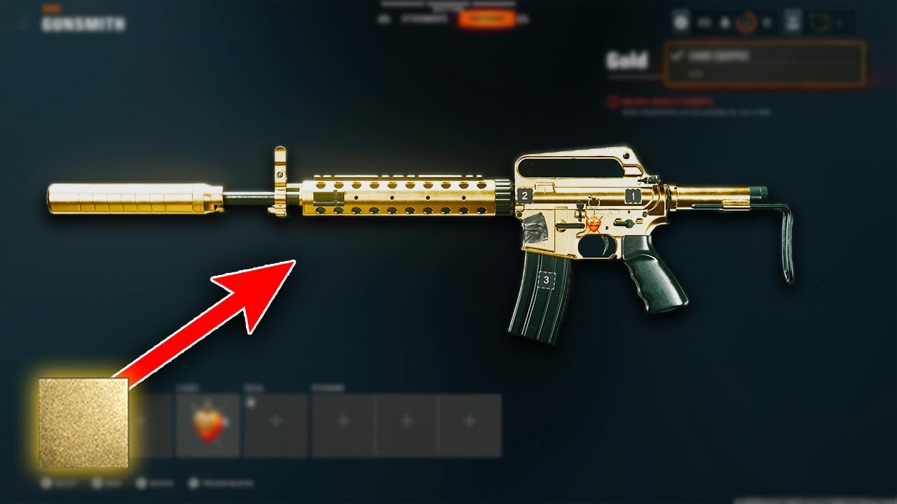 Getting Gold camo in 9 minutes - YouTube