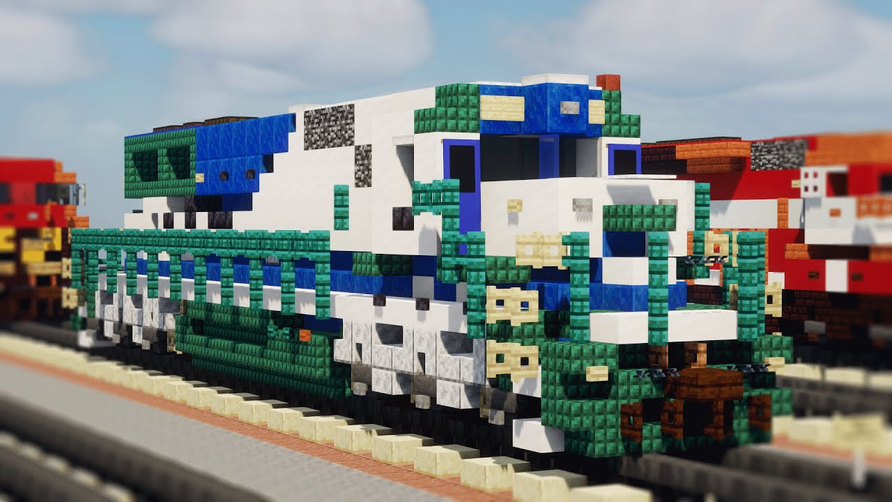 Minecraft EMDX 1 SD60 Demonstrator Tutorial - YouTube