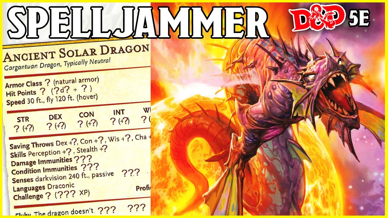 Spelljammer's Ancient Solar Dragon from Boo's Astral Menagerie for ...