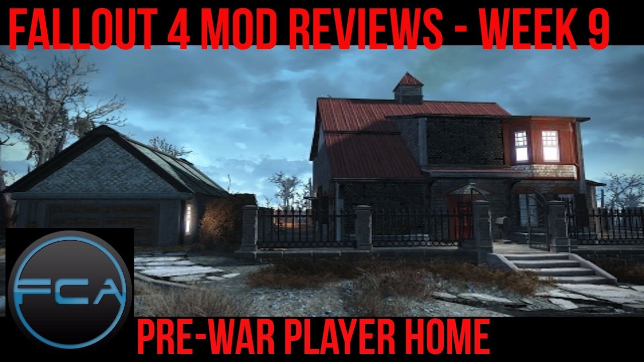 Pre War Player Home Mod - Fallout 4 Mods - Week 9 - YouTube