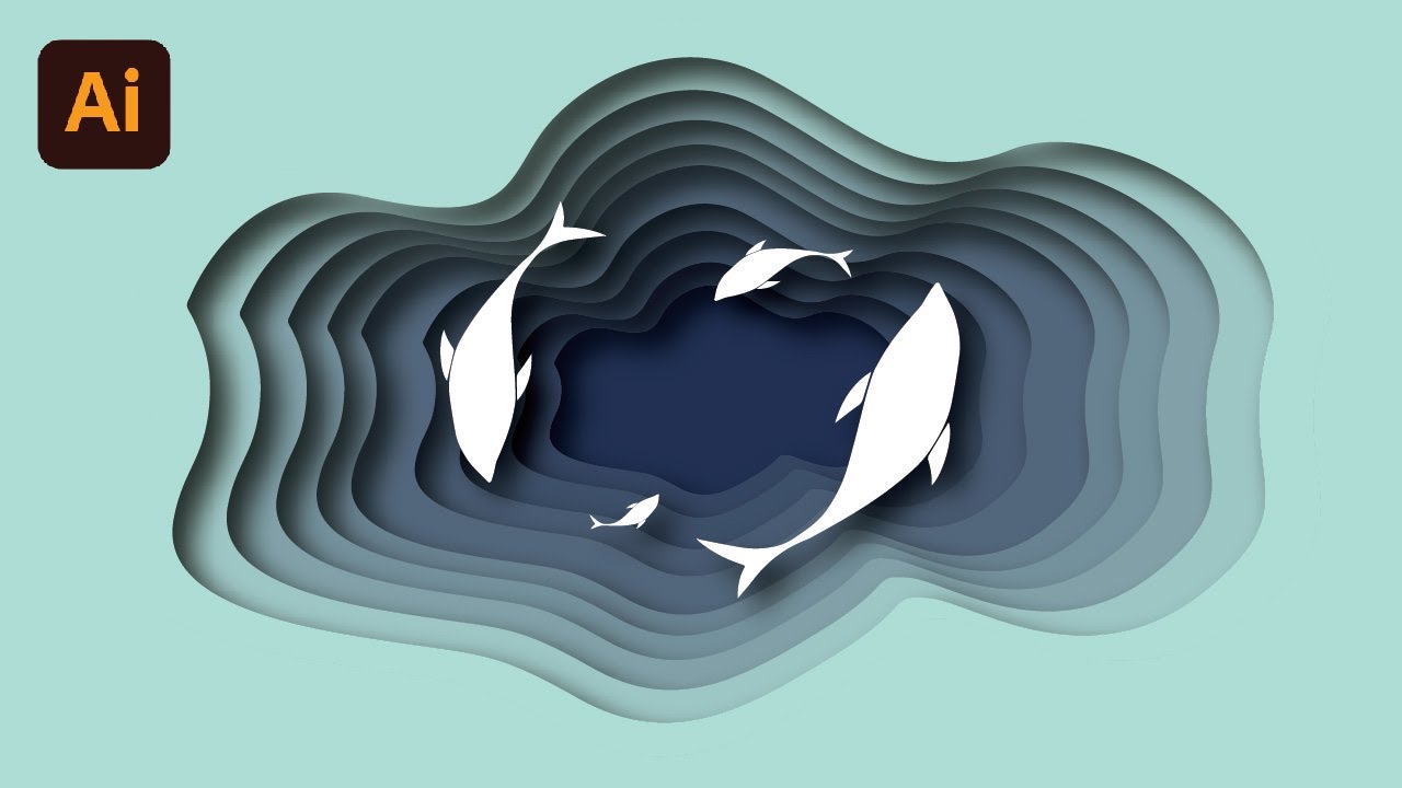 How to Make a Simple Paper Cutout Illustration in Adobe Illustrator ...