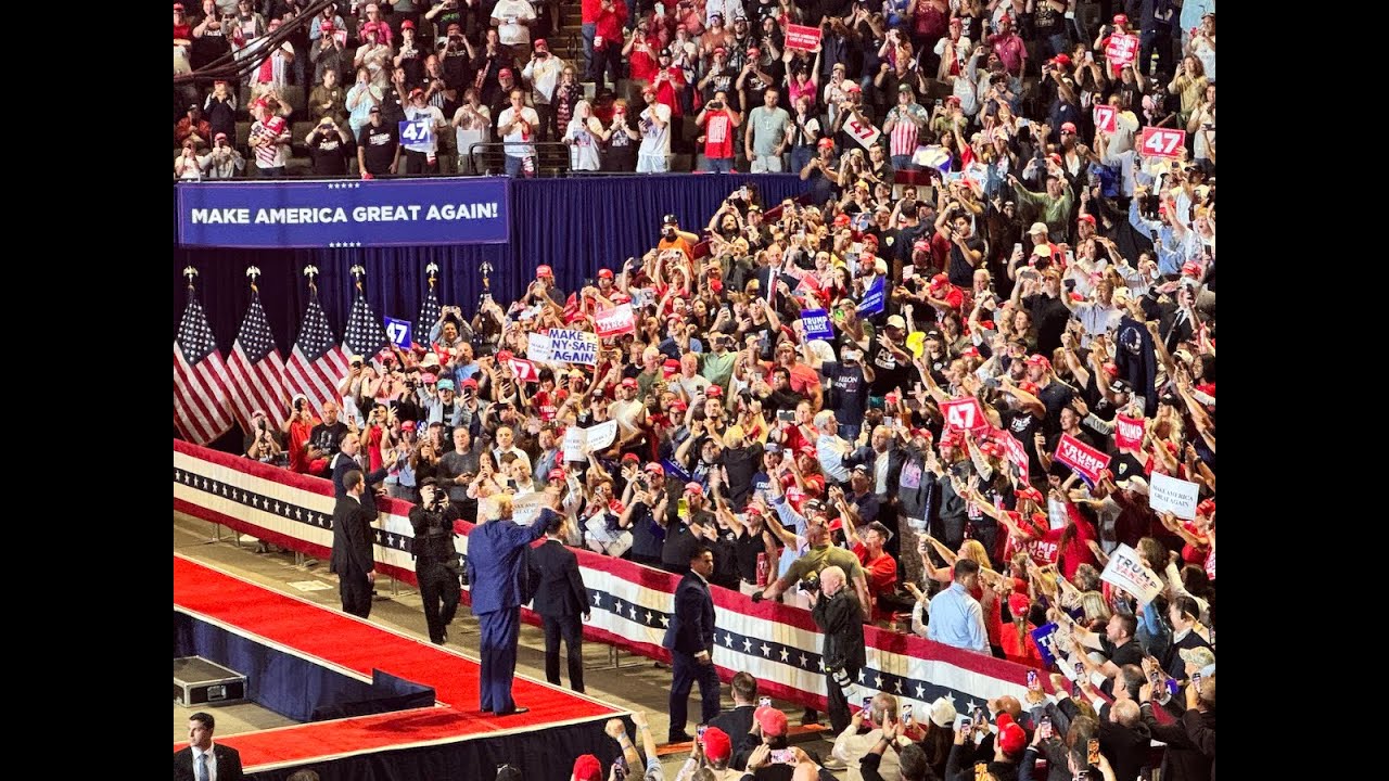 Trump Rally, Nassau Coliseum 9/18/2024 - YouTube