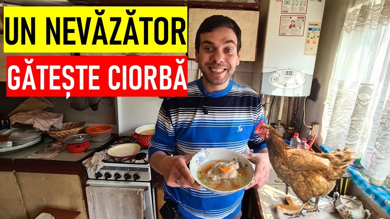 Cum gateste un nevazator o ciorba - YouTube