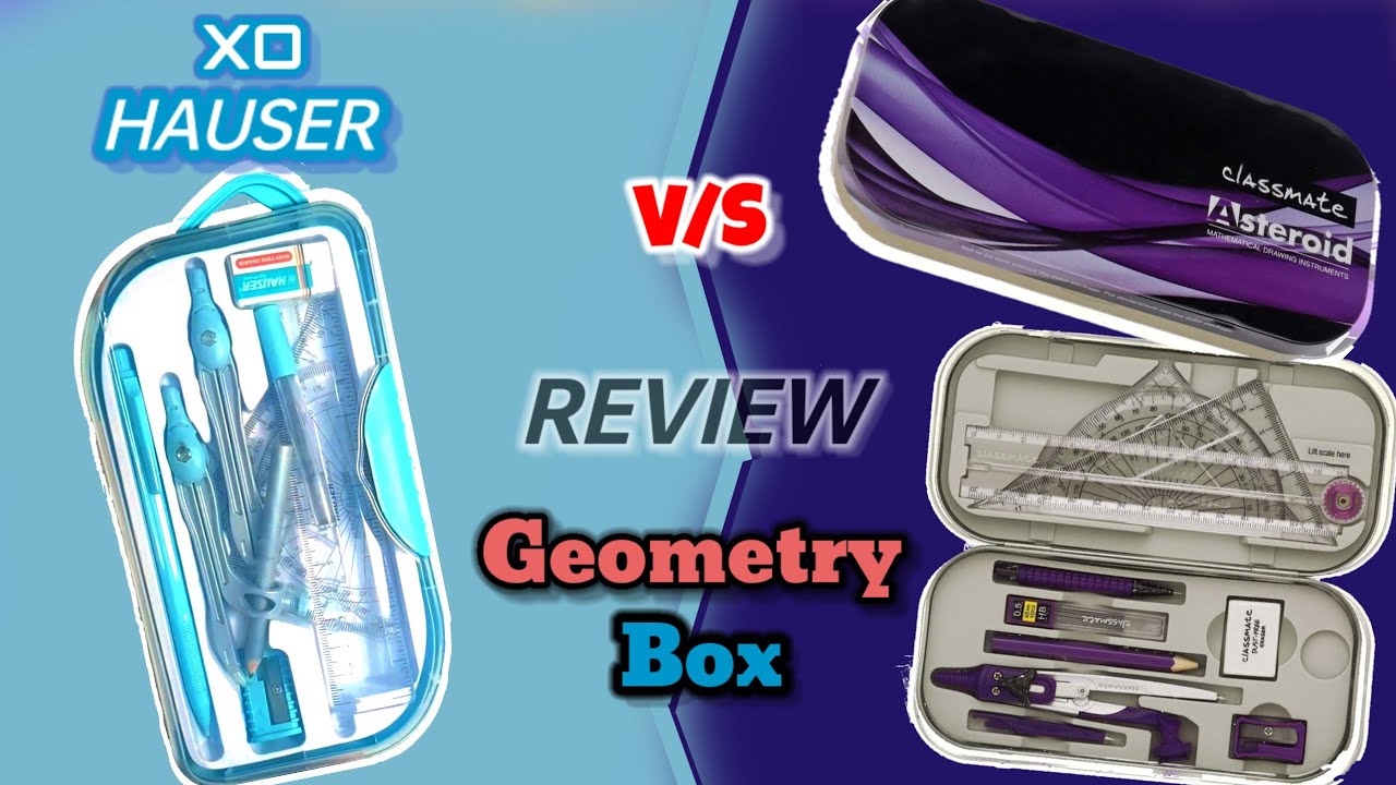 Best Geometry Box🔥 under ₹250 | Classmate vs Hauser😱 - YouTube