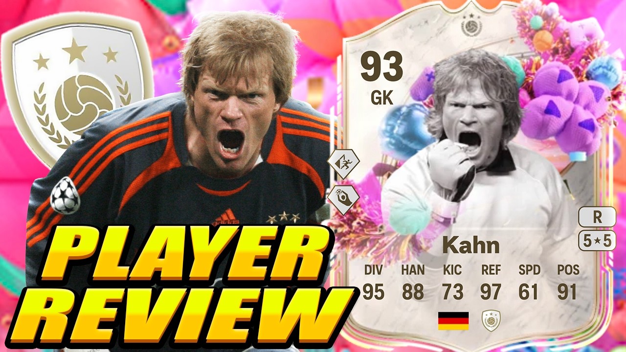 He SAVES ABSOLUTELY EVERYTHING… 🧤🔥 93 FUT Birthday Icon Kahn Review! 93 ...