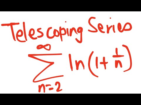 Calculus II: Telescoping series involving logarithm - YouTube