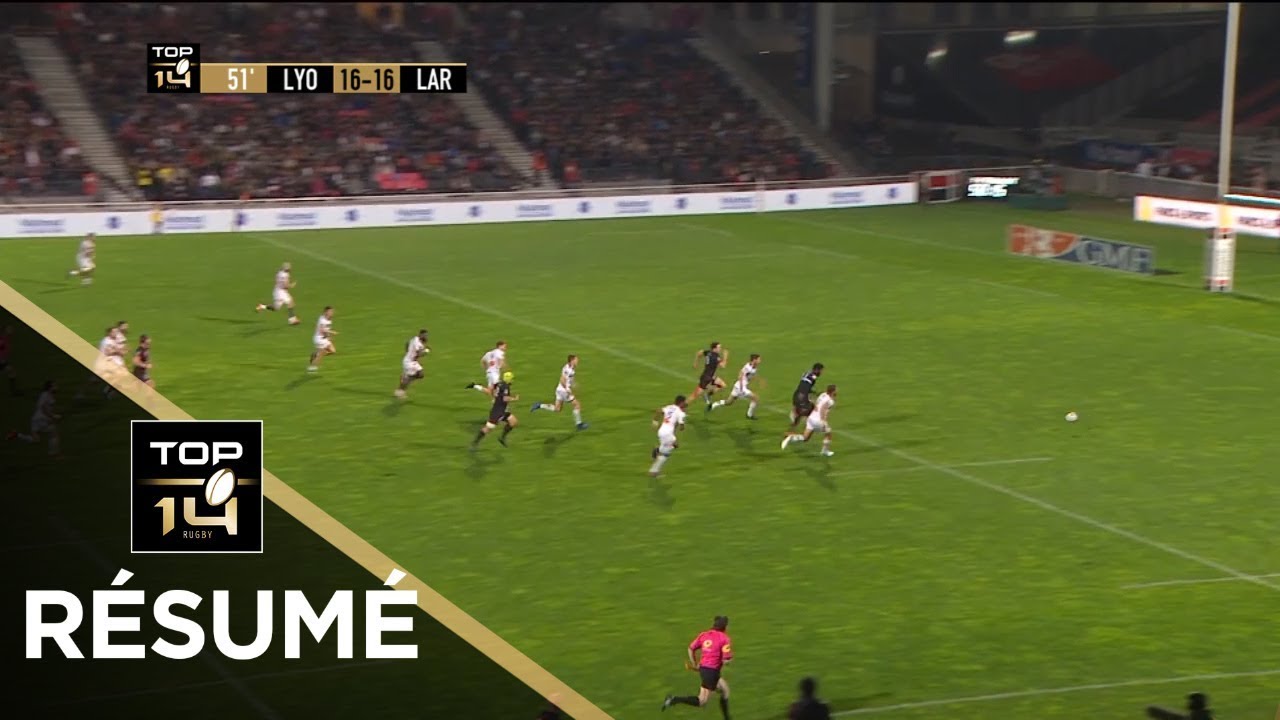 TOP 14 - Résumé Lyon-La Rochelle: 29-19 - J25 - Saison 2018/2019 - YouTube