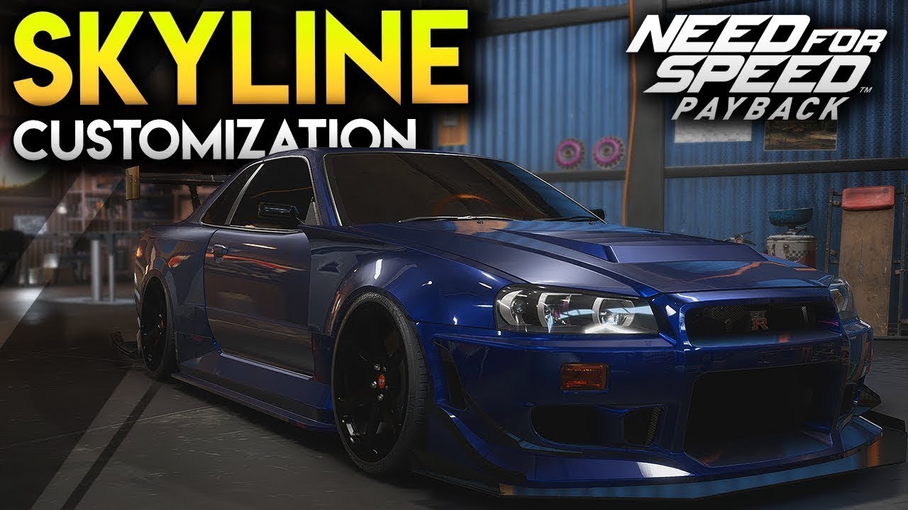 1000HP NISSAN SKYLINE R34 BUILD! [NEED FOR SPEED PAYBACK] [NO ...