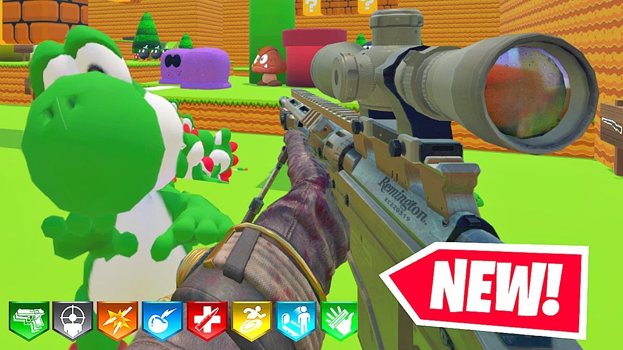 SUPER MARIO BROS CHALLENGE MAP WITH CUSTOM WEAPONS AND ZOMBIE YOSHI’S ...