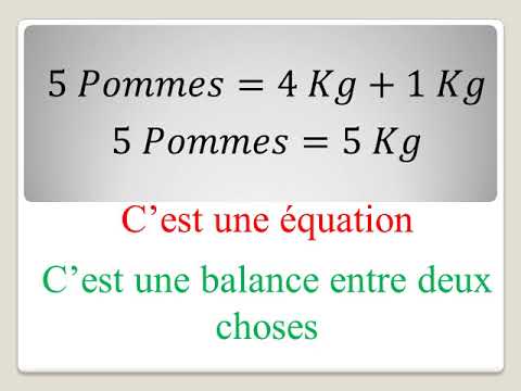 Maths - EB7 - Les équations (1) - introduction - YouTube