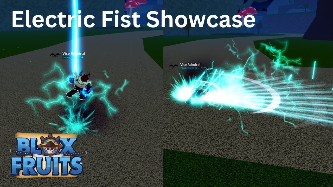 ELECTRIC FIGHTING STYLE SHOWCASE (ROBLOX BLOX FRUITS) - YouTube