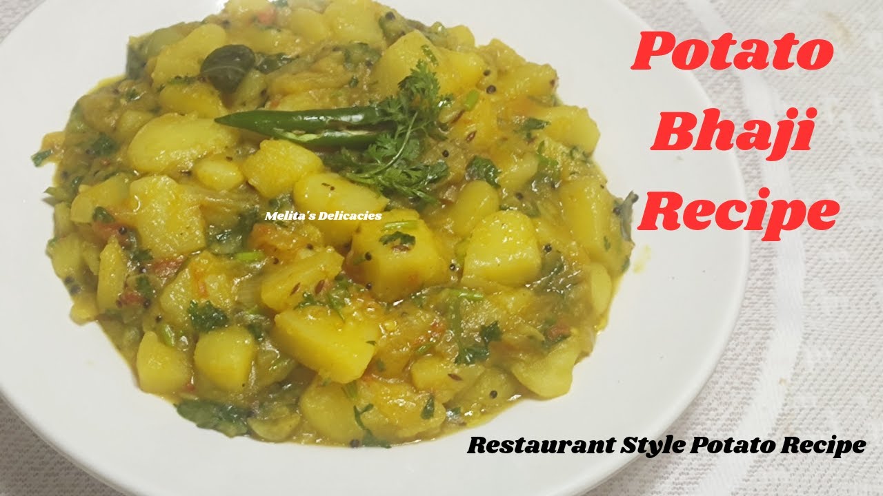 Goan Potato Bhaji Recipe|Aloo Sabji|Vegetarian Recipe|Batatayachi Bahji ...
