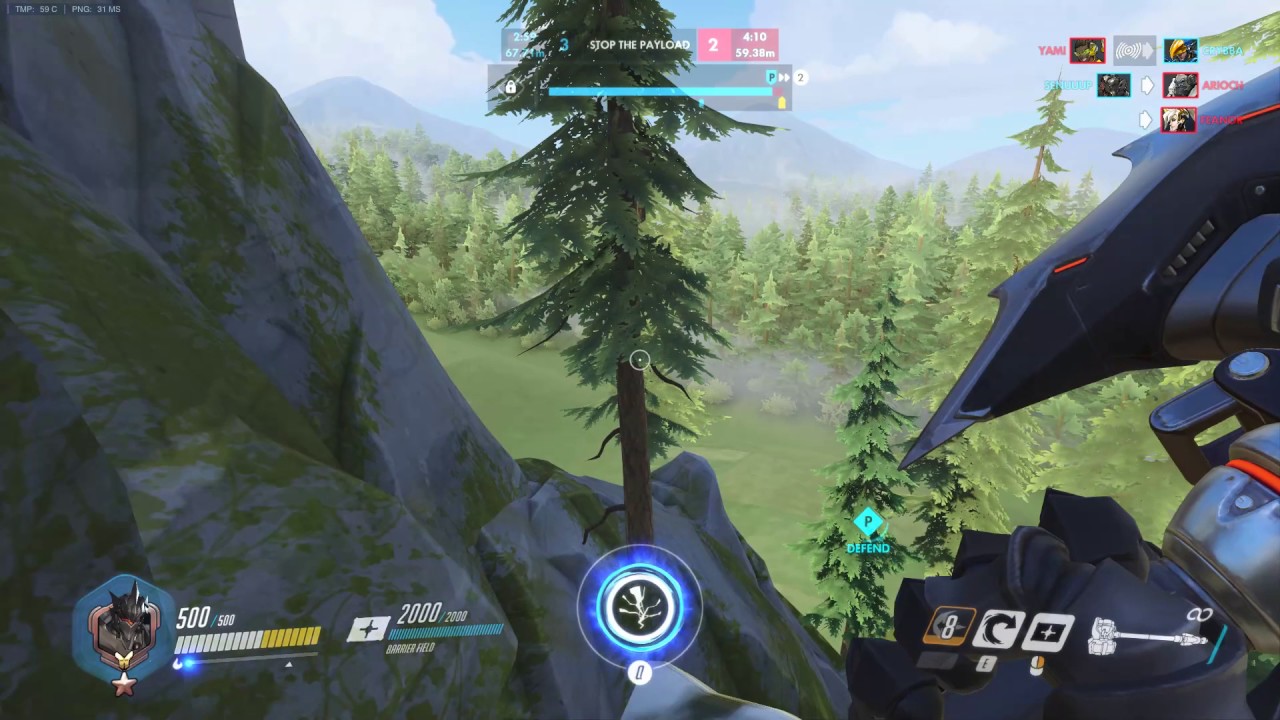 Overwatch - Flying mid-air during ranked after being ressurected by ...