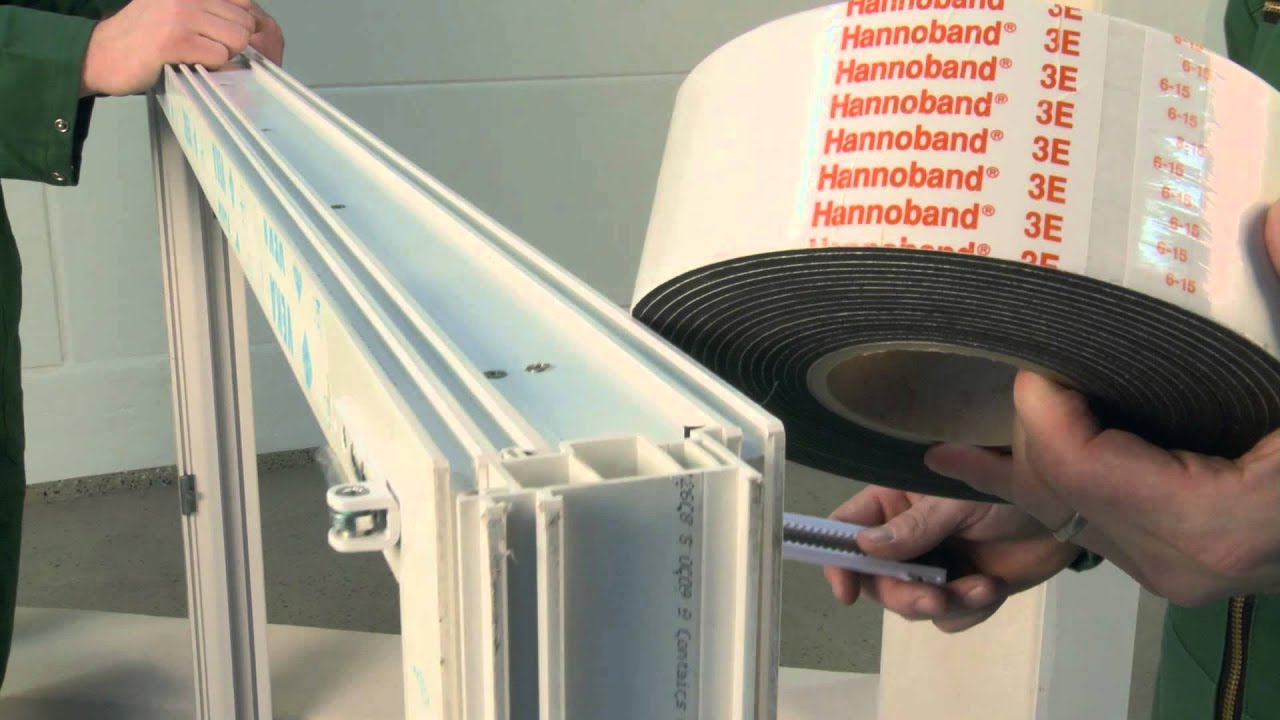 window joint sealing with Hannoband 3E - YouTube