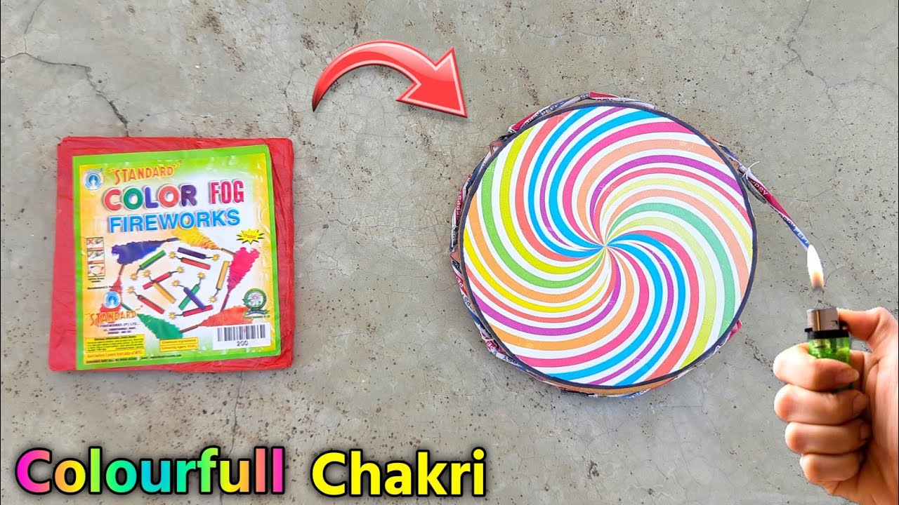 Making colour smoke Chakri , how to make Chakri at home , how to make ...