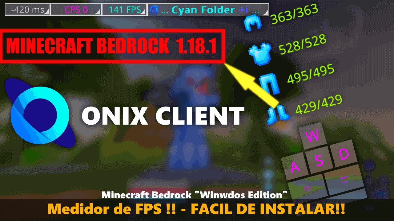 Onix Client - Minecraft Bedrock 1.18.1 ! "Windows Edition" [Medidor de ...
