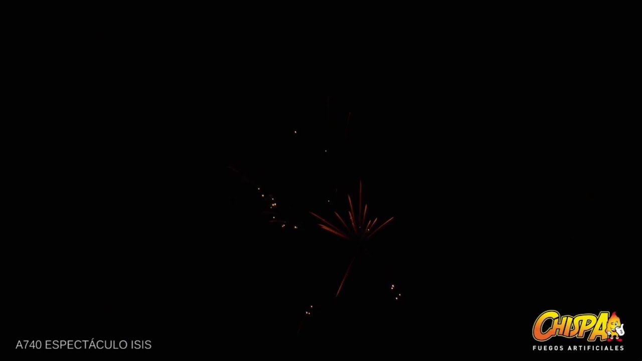 A740 Torta Isis - Fuegos Artificiales Chispa - YouTube