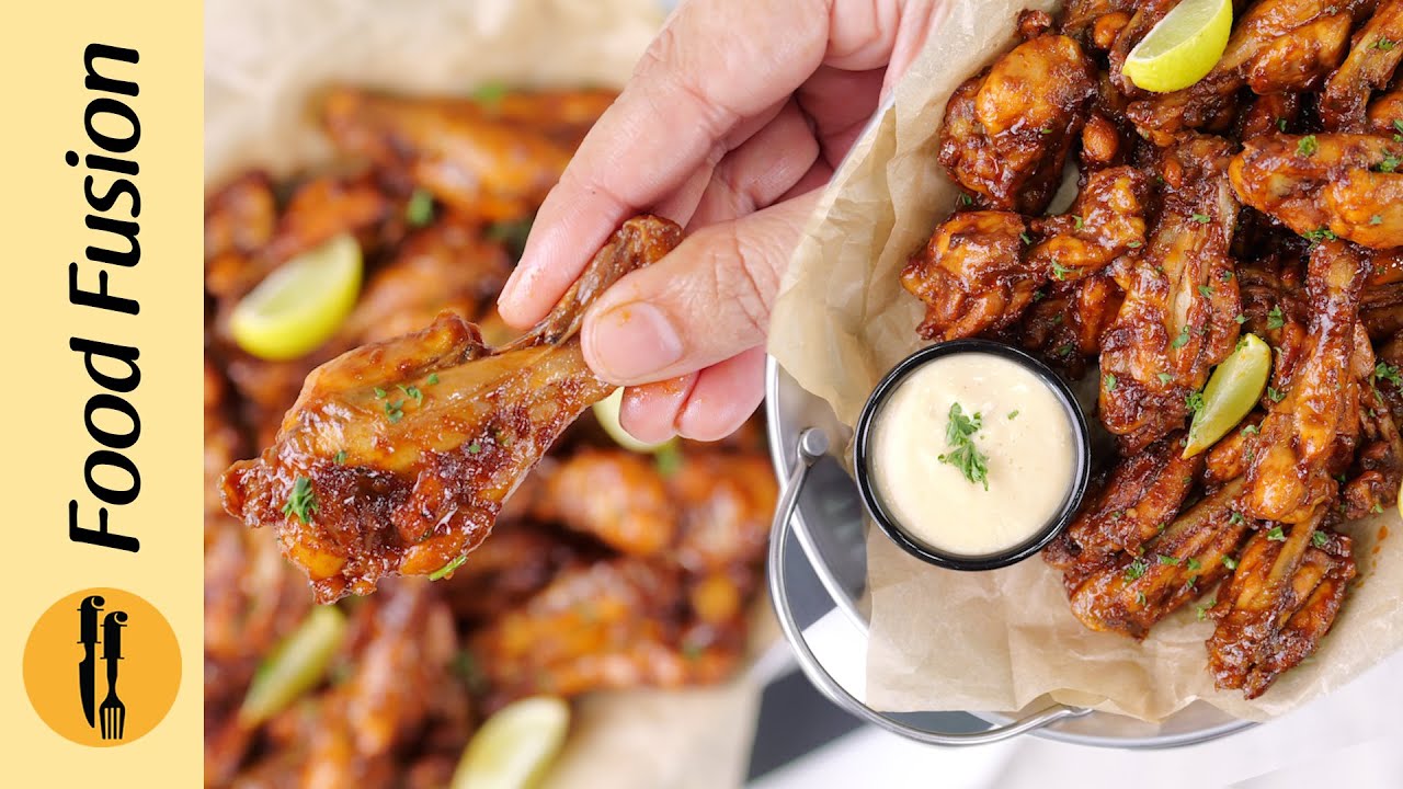 Masala Chicken Wings Recipe by Food Fusion - YouTube