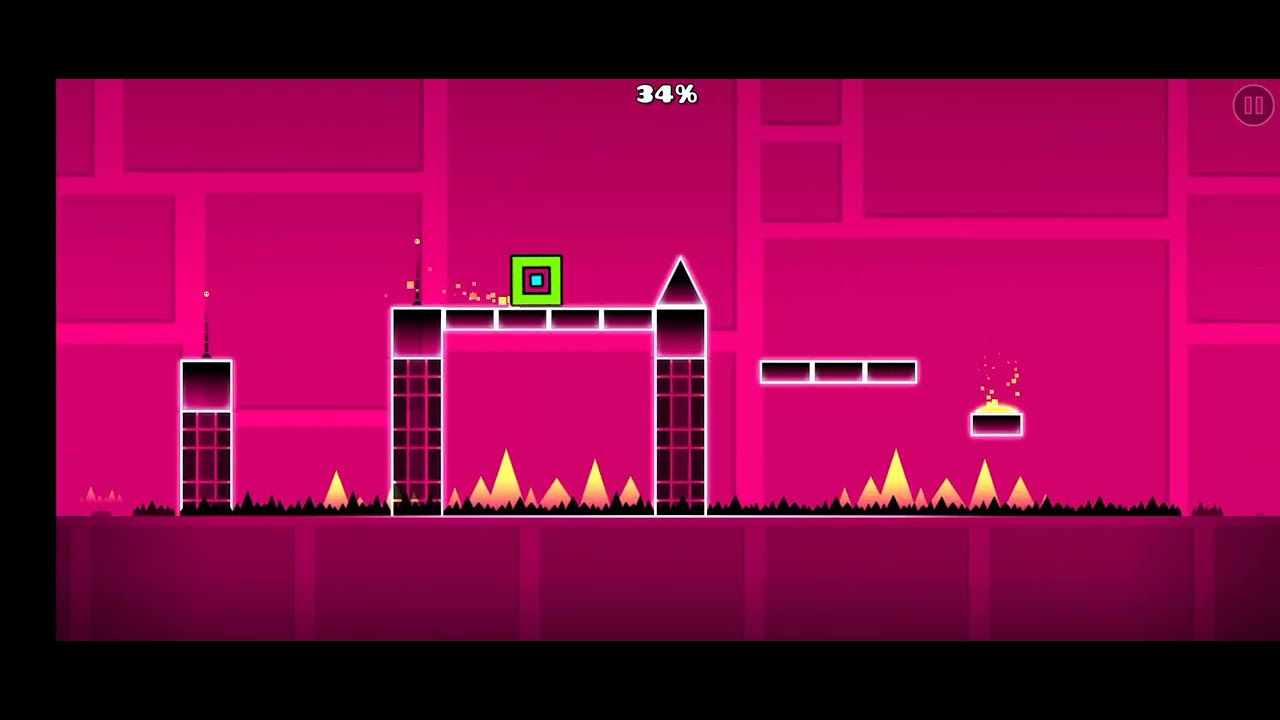 geometry dash challenge l part 1 - YouTube