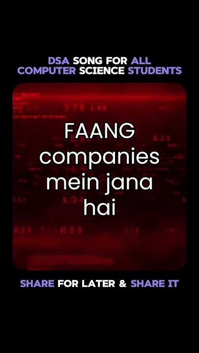 DSA Song Coding.................#frontend #backend #dsa #dsavlogs #algorithm #engineer # ...