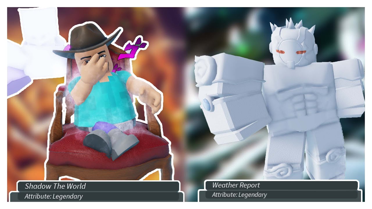 [SU:R] STW Legendary VS WR Legendary - Stand Comparing - YouTube