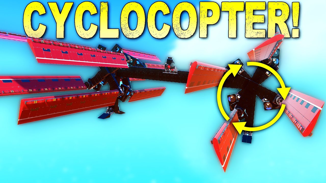 CYCLOCOPTER: The Most Technical VTOL I've Ever Built... [Trailmakers ...