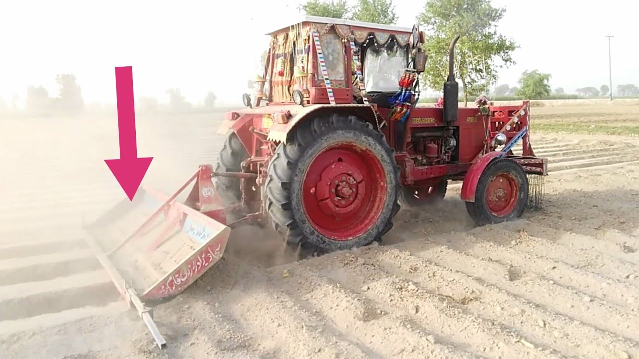New Technology planter | Belarus 510 Tractor best performance in ...