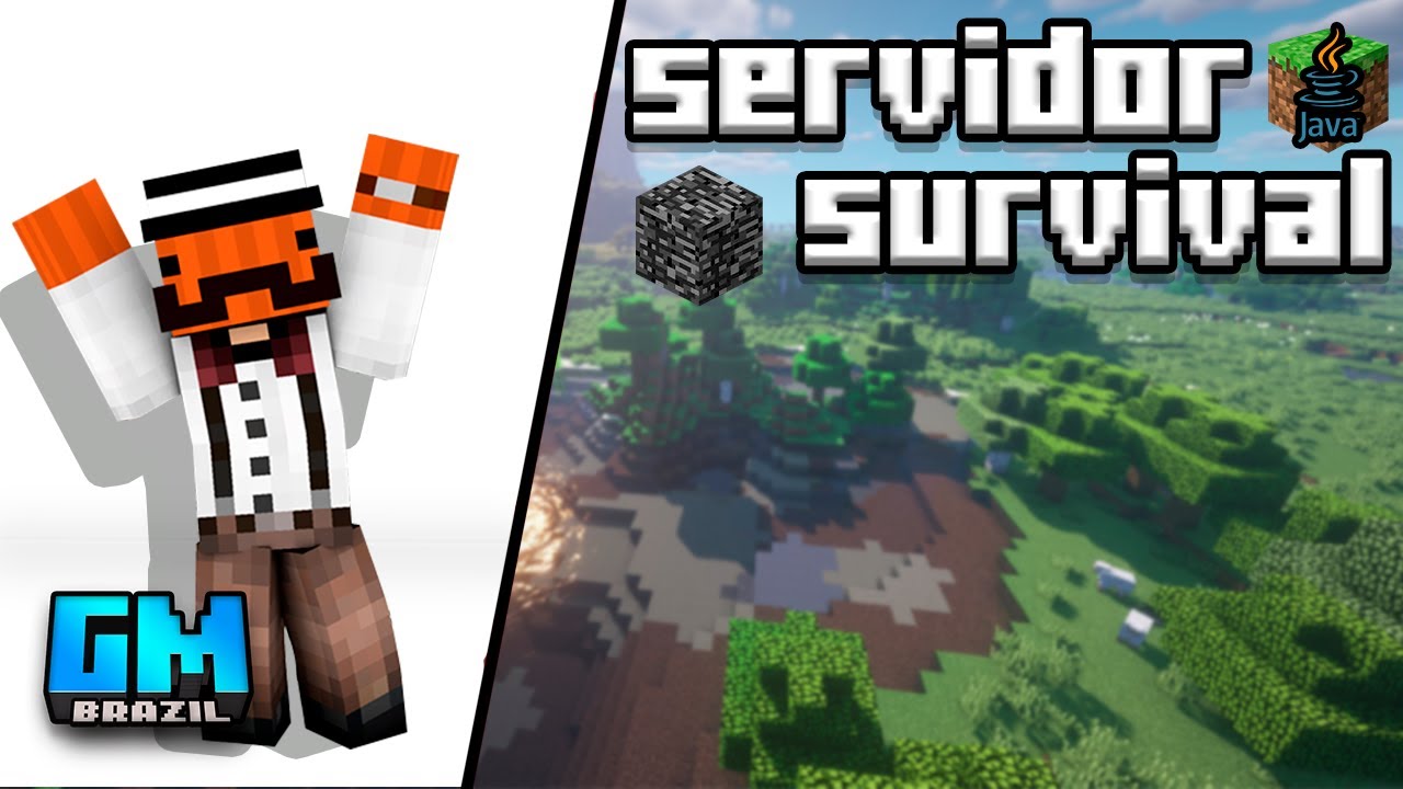 GM BRAZIL MELHOR SERVIDOR SURVIVAL 1.19 !!! (JAVA E BEDROCK) - YouTube