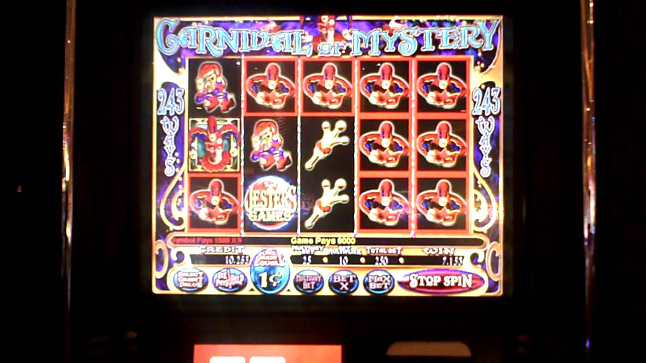 Carnival of Mystery classic game slot machine Line Hit - YouTube